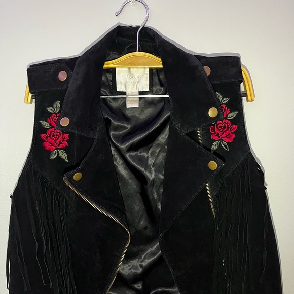 Forever 21 | Jackets & Coats | Western Rose Vest | Poshmark